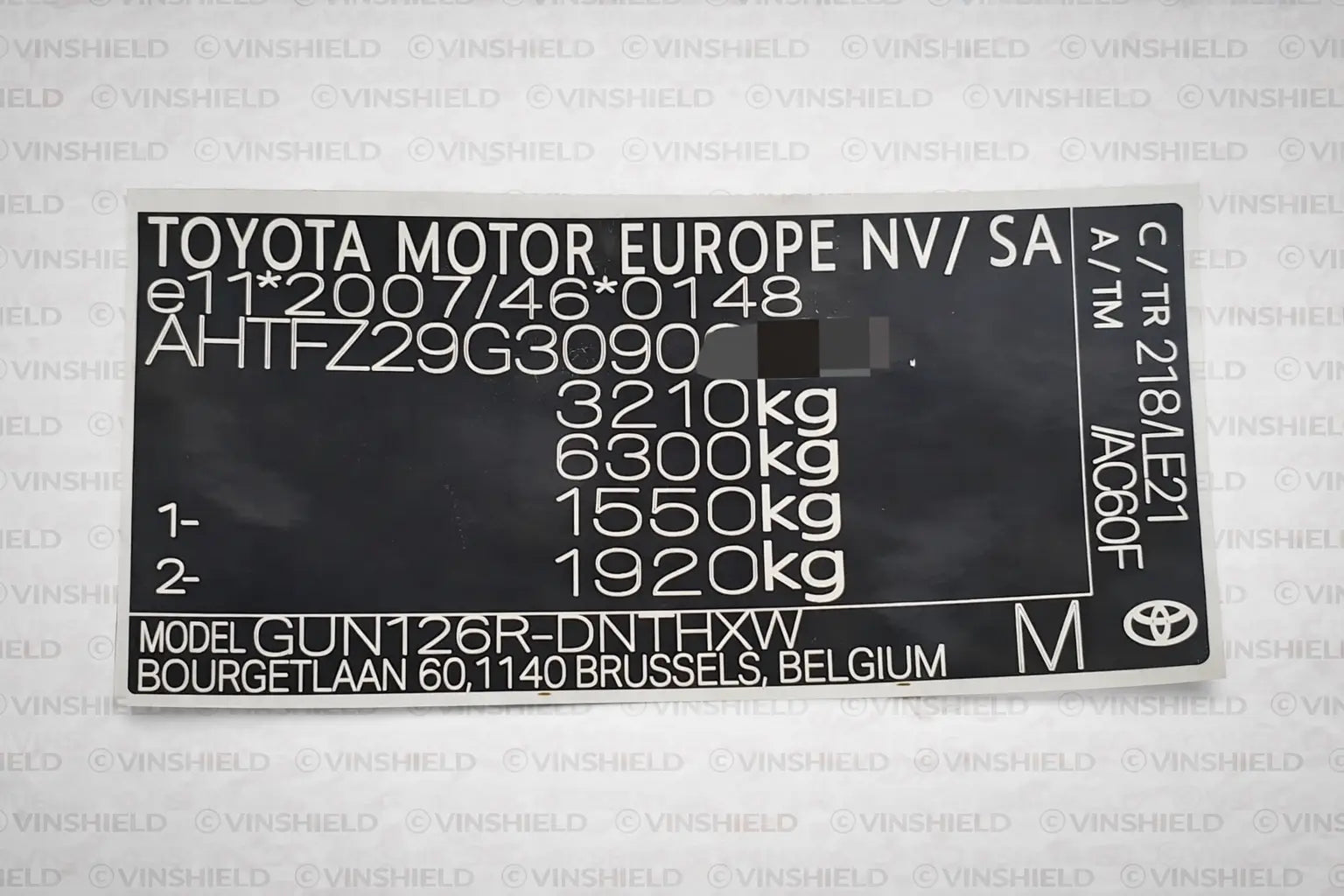 Canada VIN Label Guide: Vehicle Identification Recalls – VIN SHIELD UK LTD